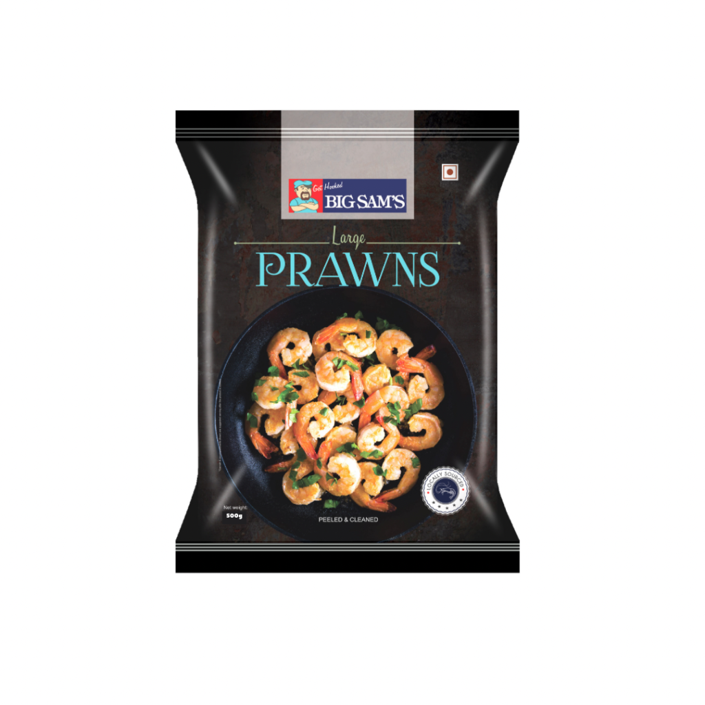 Buy Frozen Prawns (500g) Online India - Big Sams